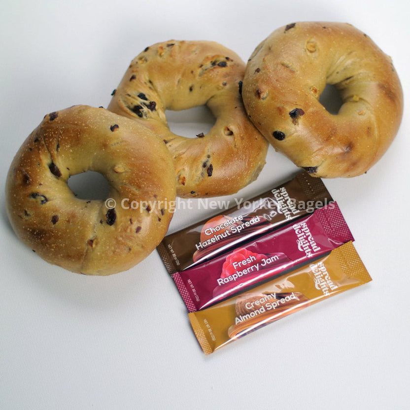 Fresh New York City Bagel Assortment plus Bagel Toppings