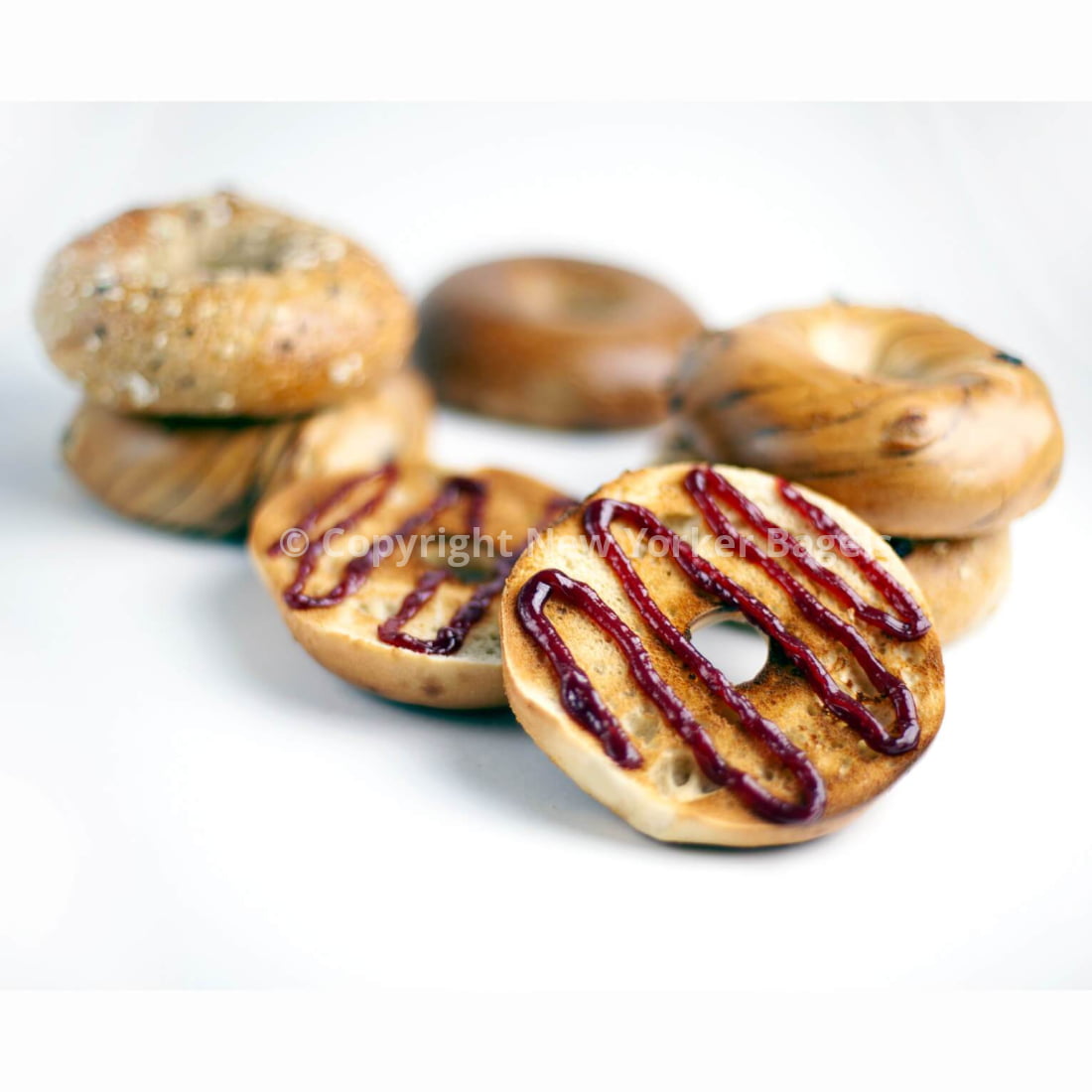 New York City Bagel Assortment plus Bagel Toppings